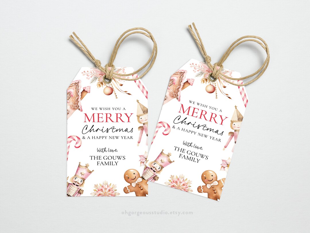 Merry Christmas Gift Tag Printable Printable Christmas Gift Tag ...