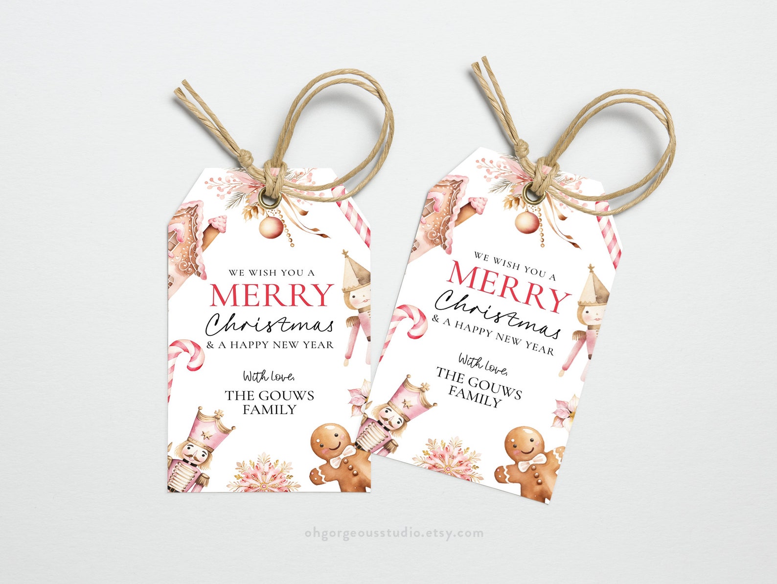 Merry Christmas Gift Tag Printable Printable Christmas Gift Tag ...