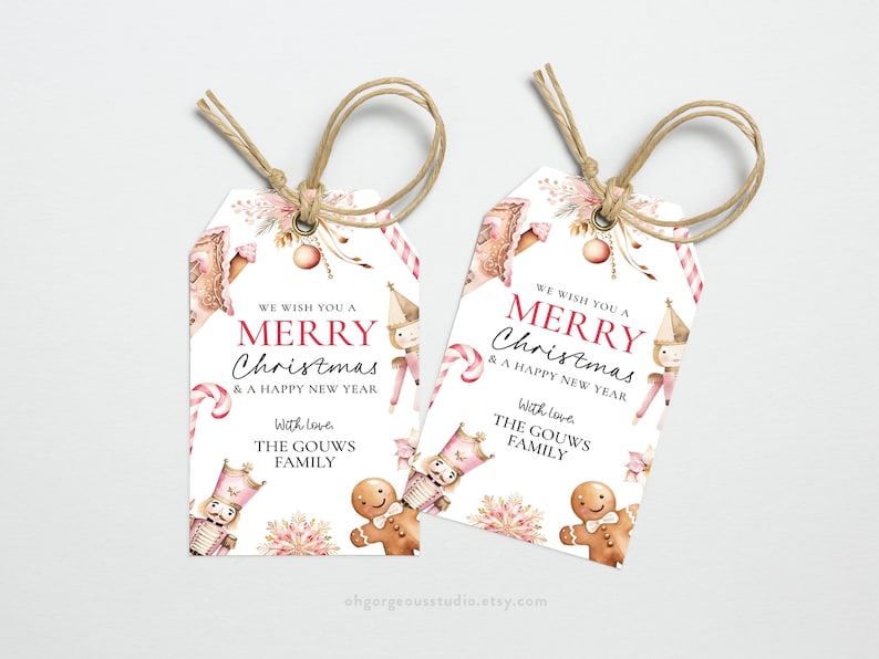 Merry Christmas Gift Tag Printable Printable Christmas Gift Tag ...