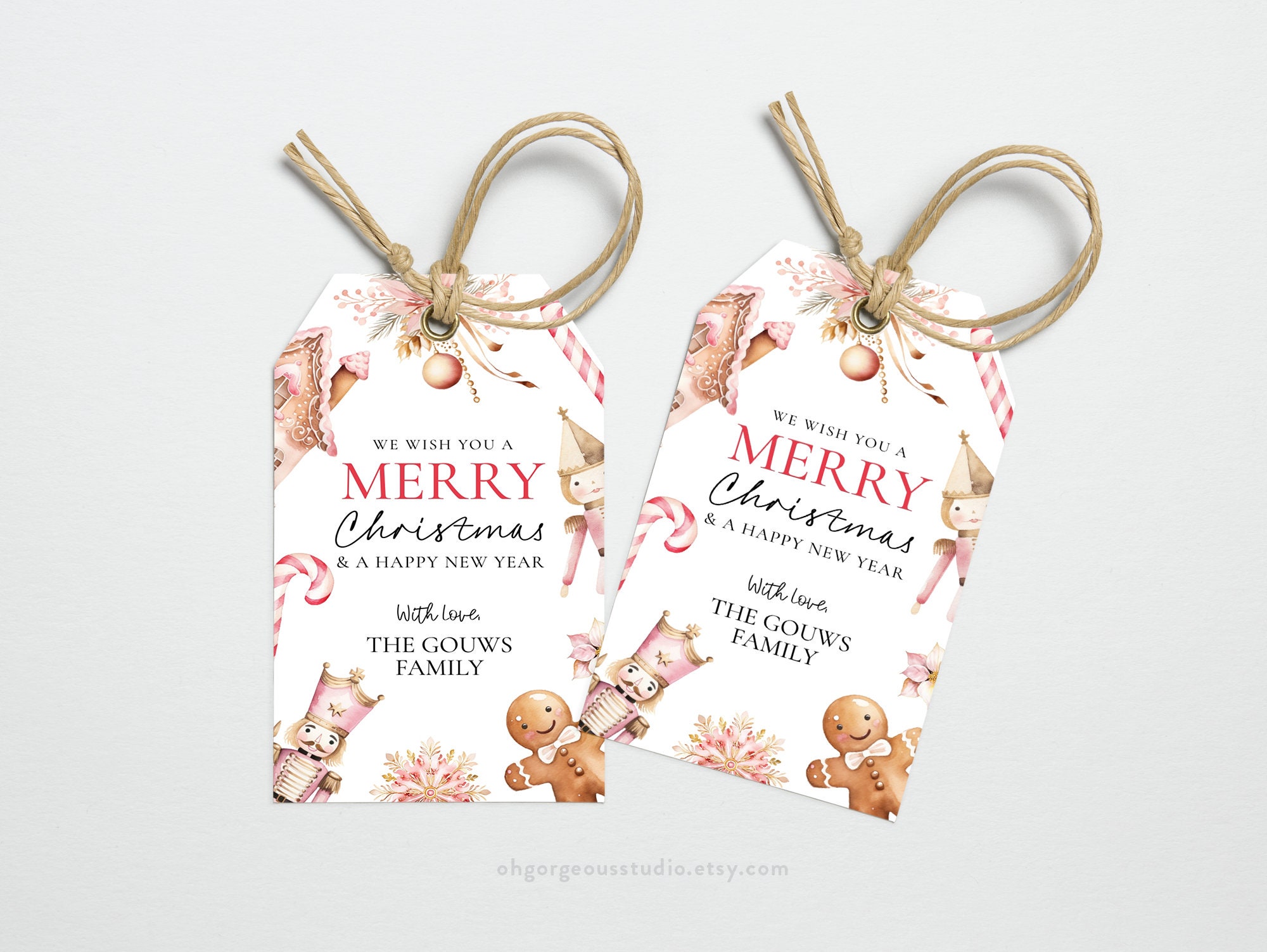 Merry Christmas Gift Tag Printable Printable Christmas Gift Tag ...