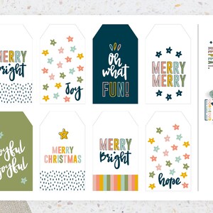 Printable Christmas Gift Tags | Holiday Hang Tag Bundle, Christmas ...
