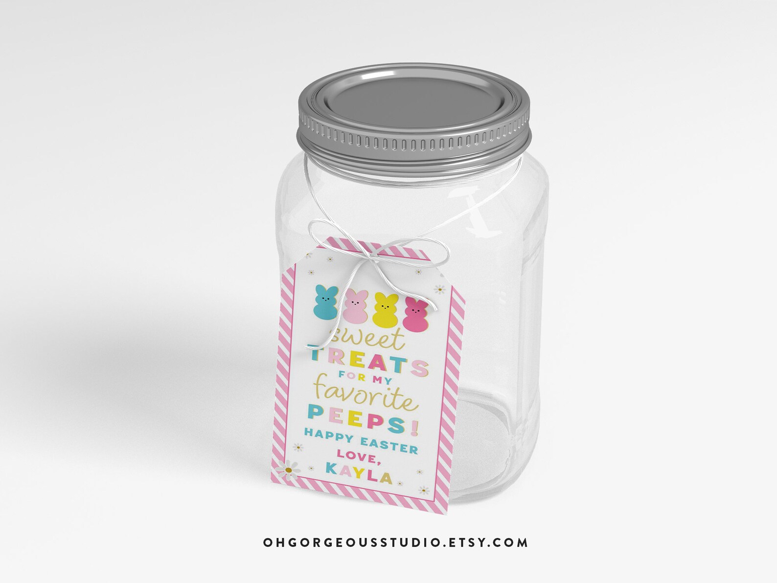 Printable Sweet Treat for My Favorite PEEP Kids Easter Holiday Gift Tag ...