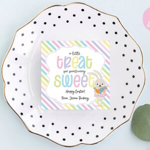 Printable Easter Bunny Gift Tag | A Little Treat for Somebunny Sweet ...
