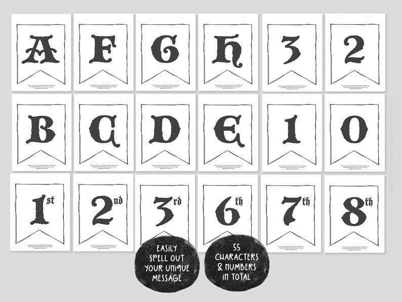 Printable Birthday Party Banner Birthday Wall Banner - Etsy