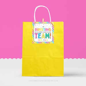 Back to School Gift Tag: Team Teacher Staff (corjl Editable, PDF) - Etsy