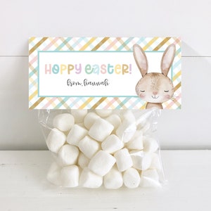 Happy Easter Editable Treat Bag Toppers, Printable School Easter Gift ...