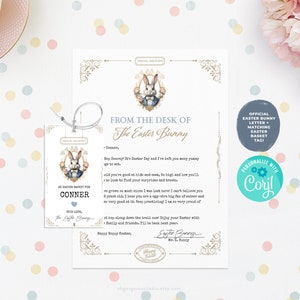 Printable Official Letter From the Desk of the Easter Bunny | Editable ...