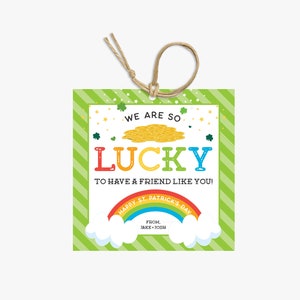 Printable St. Patrick's Day Gift Tag | Happy St. Patrick's Day Tag ...