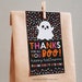 Printable Halloween Gift Tag | Thanks for All You Boo, Editable ...