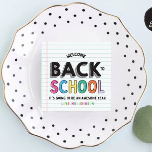 Back to School Printable Gift Tag | Welcome Back Tag for Students ...