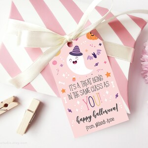 Halloween Class Gift Tag: Spooktacular Treat (printable) - Etsy