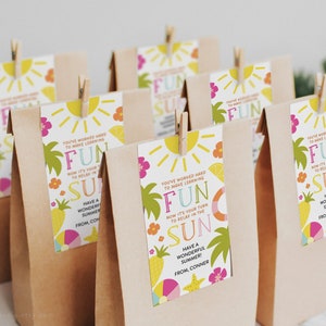 End of School Year Tags Relax in the Sun, Gift Tag for Teacher, Gift ...