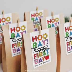 Printable First Day Gift Tag | Hooray Happy First Day School Printable ...