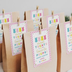 Printable Sweet Treat for My Favorite PEEP | Kids Easter Holiday Gift ...