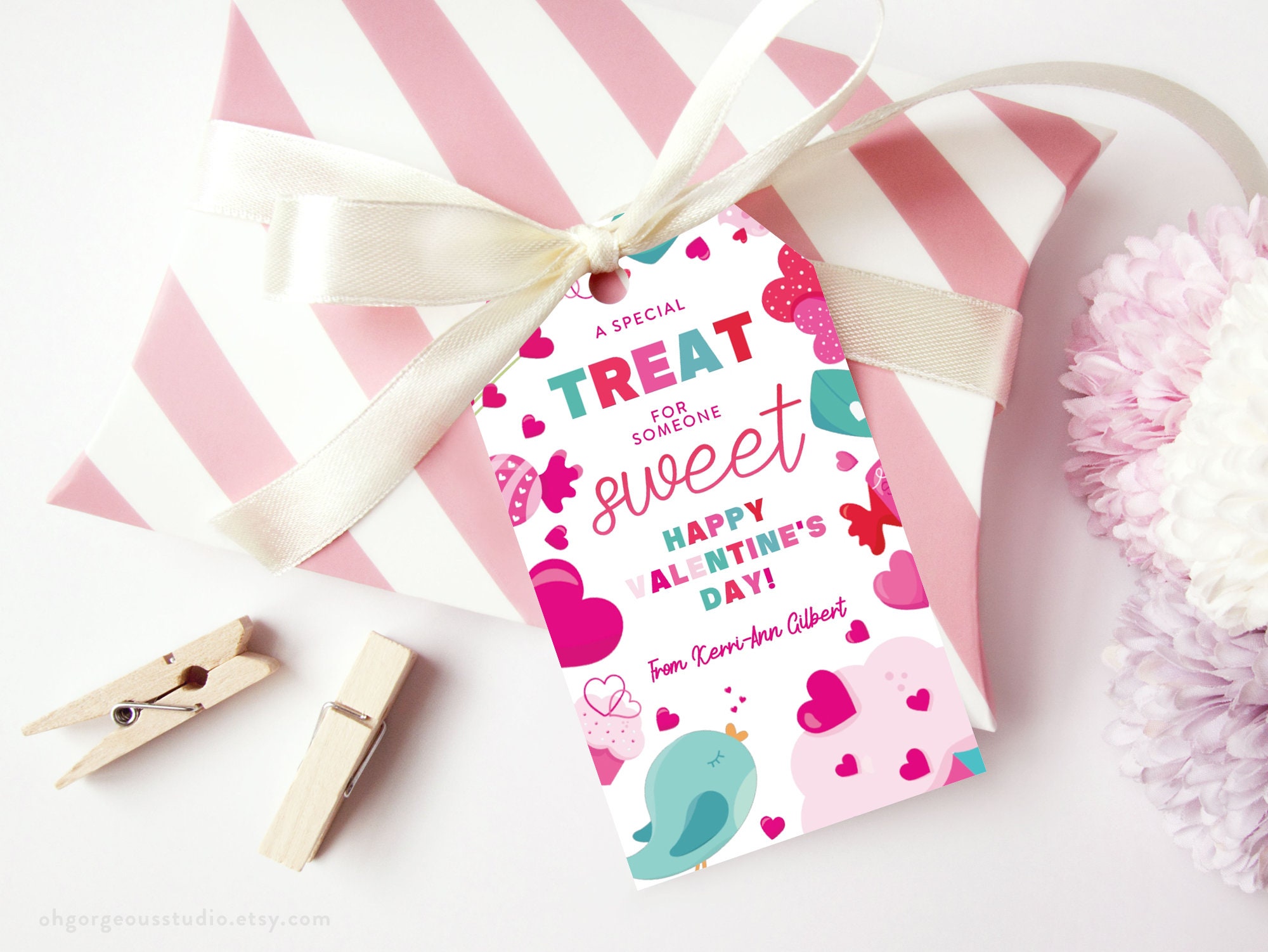 Valentine Day Tag Printable Special Treat for Someone Sweet, Kids ...