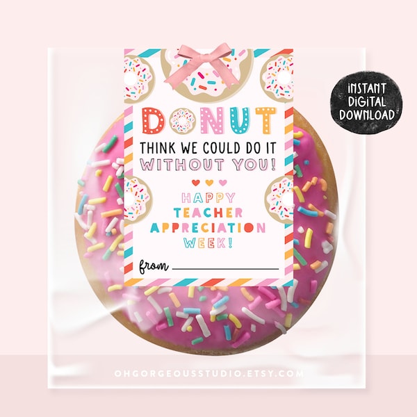 Donut Tag - Etsy