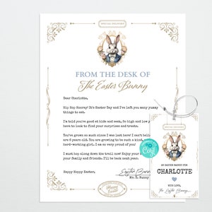 Printable Official Letter From the Desk of the Easter Bunny | Editable ...