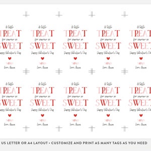 Printable Valentine's Day Gift Tag | A Little Treat for Someone Sweet ...