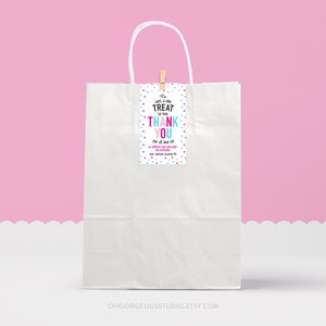 Printable Thank You Gift Tag: Editable Employee Appreciation (PDF) - Etsy