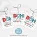 DOH Lightful Christmas Playdough Gift Tag | Printable Teacher Gift ...