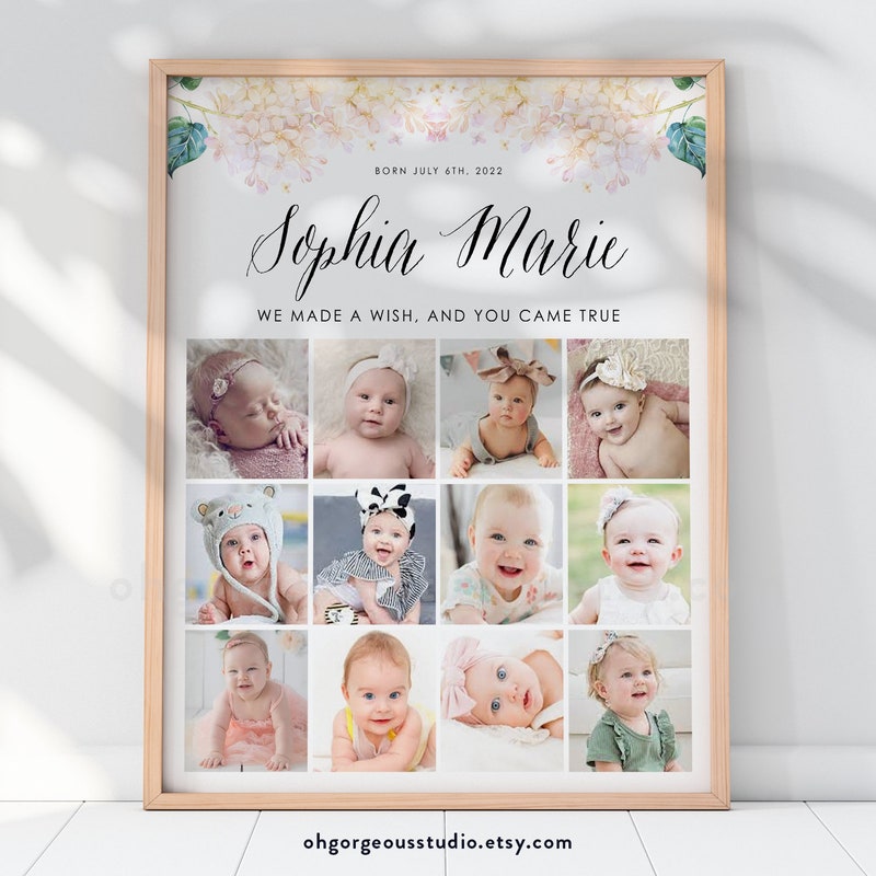 Baby Photo Collage - Etsy