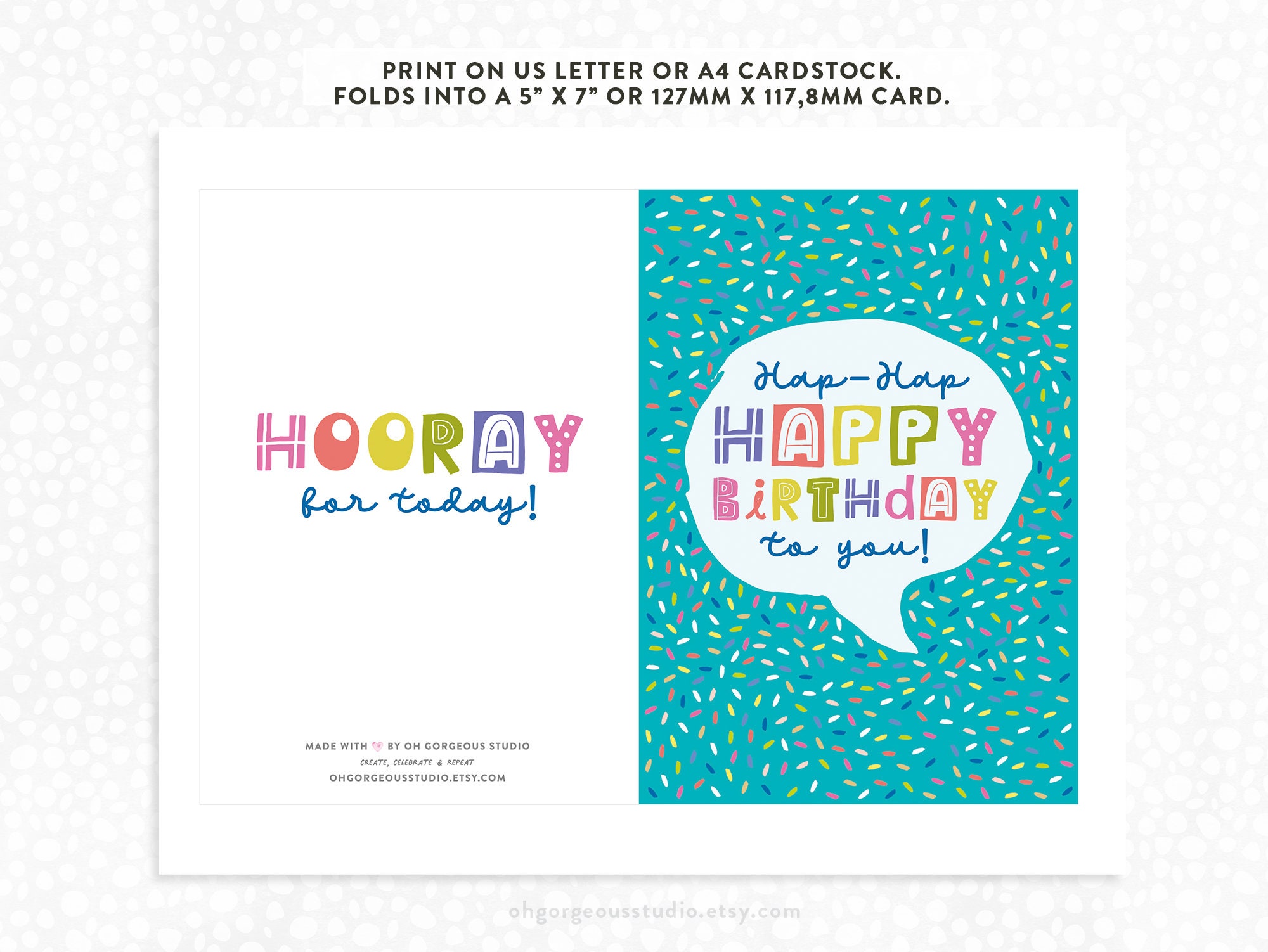 Printable Birthday Card Happy Birthday to You Card Digital - Etsy