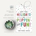 Poppin' Holidays Gift Tag: Printable Christmas Tag (editable, PDF) - Etsy