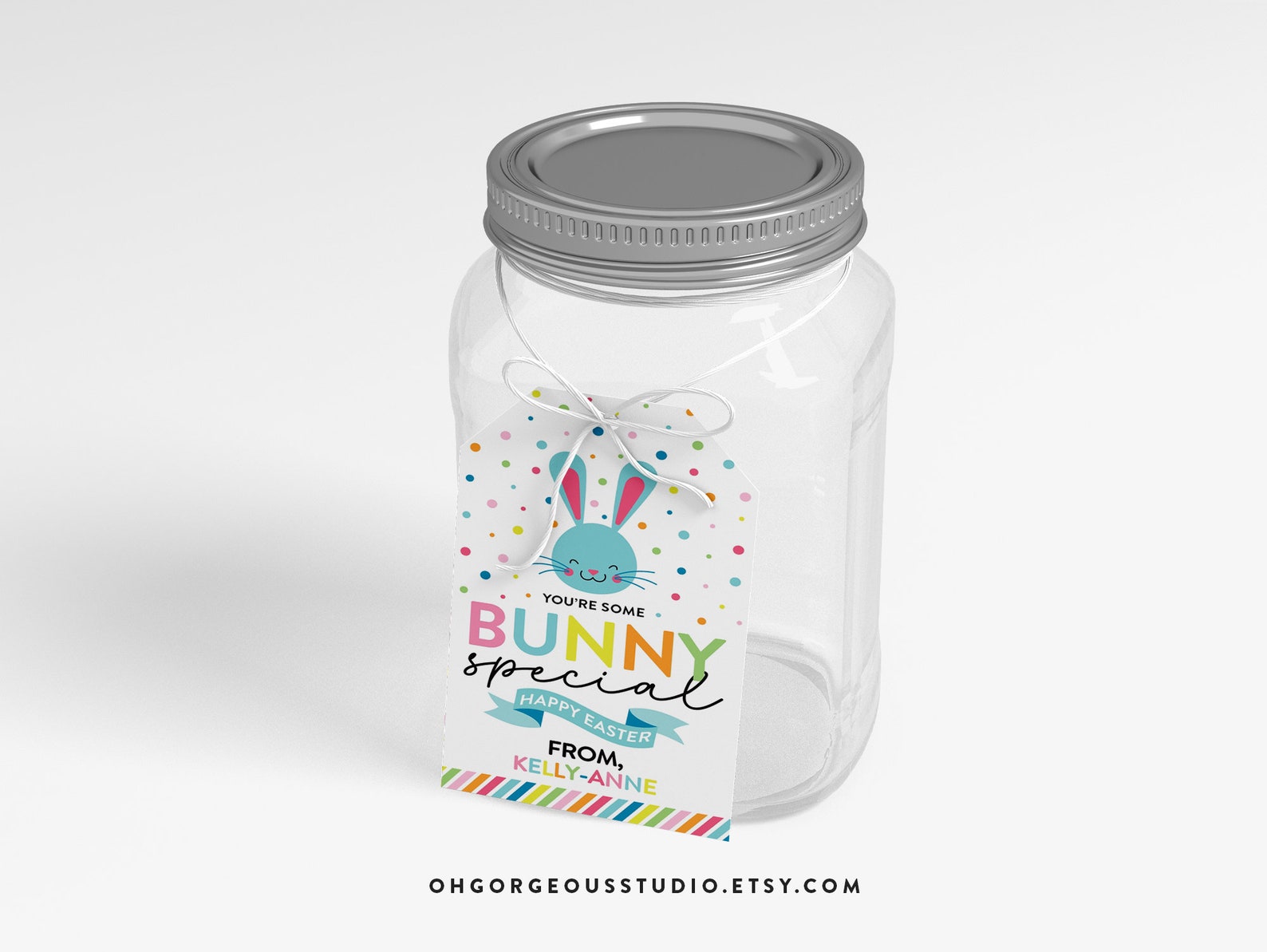Printable Kids Easter Bunny Tag Template You Are Some Bunny Special ...