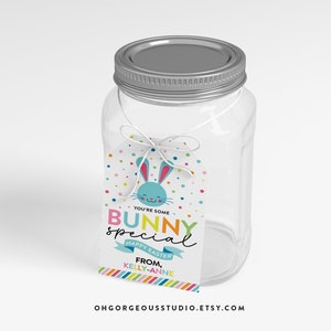 Printable Kids Easter Bunny Tag Template | You Are Some Bunny Special ...