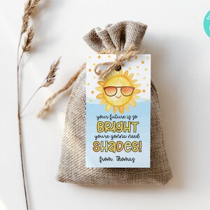 End of School Year Tags | Relax in the Sun, Gift Tag for Teacher, Gift ...