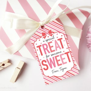 Printable Special Treat for Someone Sweet Valentine's Day Tag, Kids ...