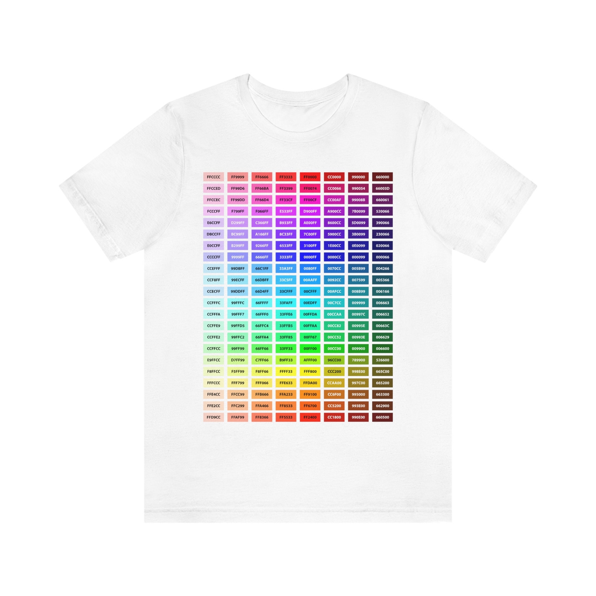 Monster Digital Printify Test Print With Hex Codes and Color Swatches ...