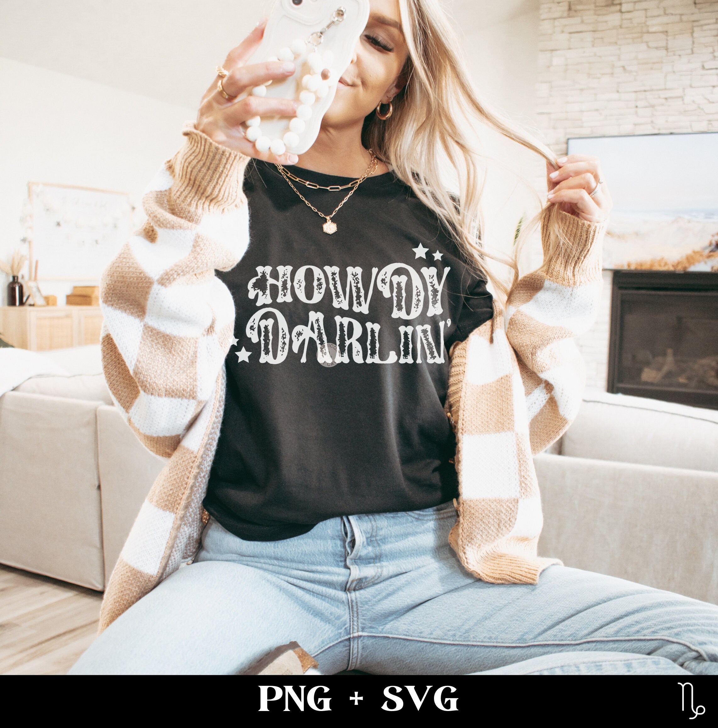 Howdy Darlin' SVG and PNG | Trendy Western Svg, Howdy Svg, Cute ...