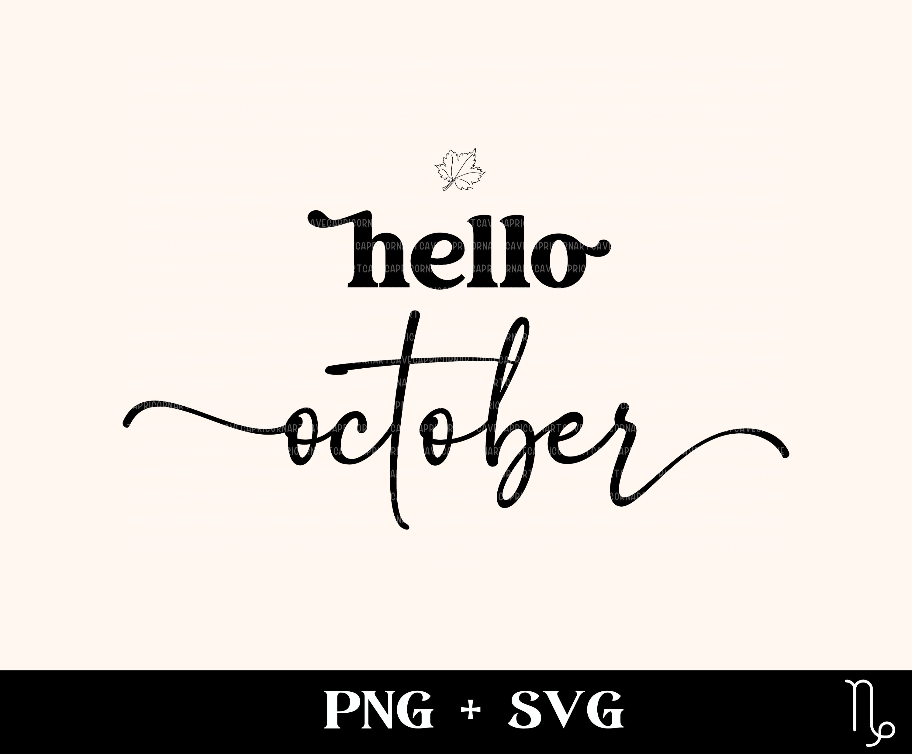 Cute Sayings With Hello October