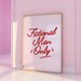 Fictional Men Bookish Art Print | Preppy Wall Decor | Trendy Pink and ...