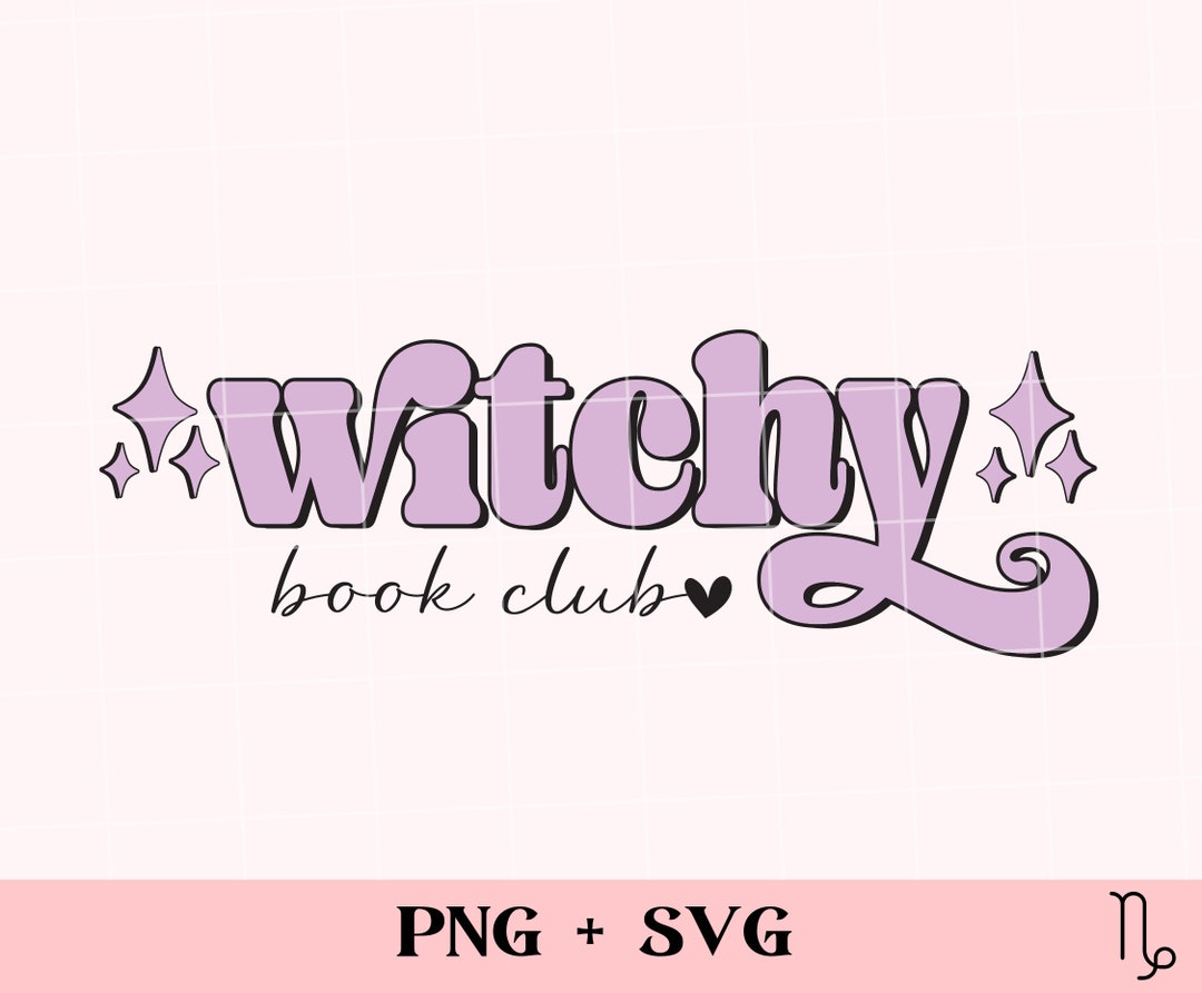Witchy Book Club SVG and PNG | Bookish Svg, Fantasy Romance Svg, Book ...
