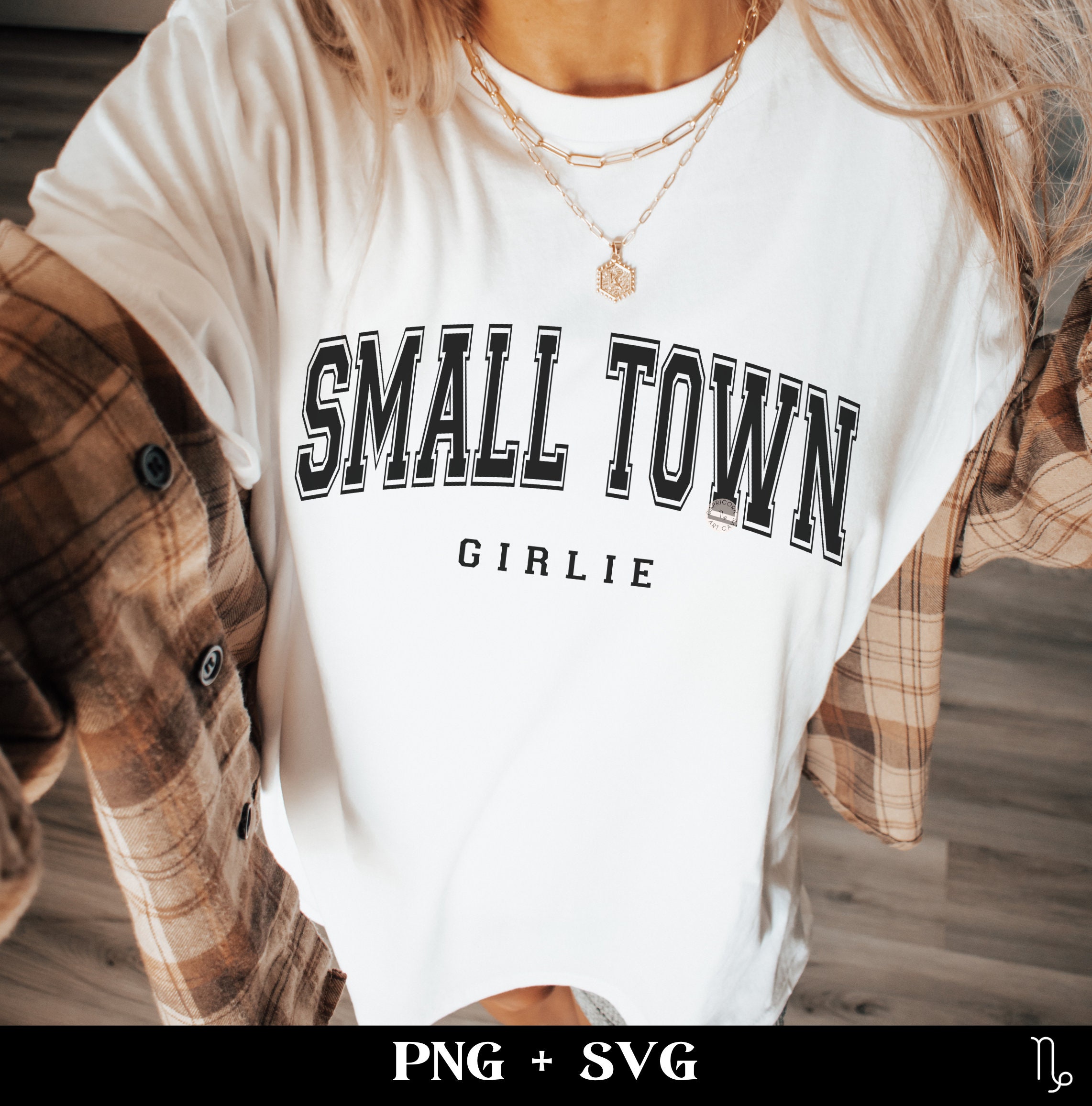 Small Town Girlie SVG and PNG | Small Town Svg, Small Town Varsity Font ...