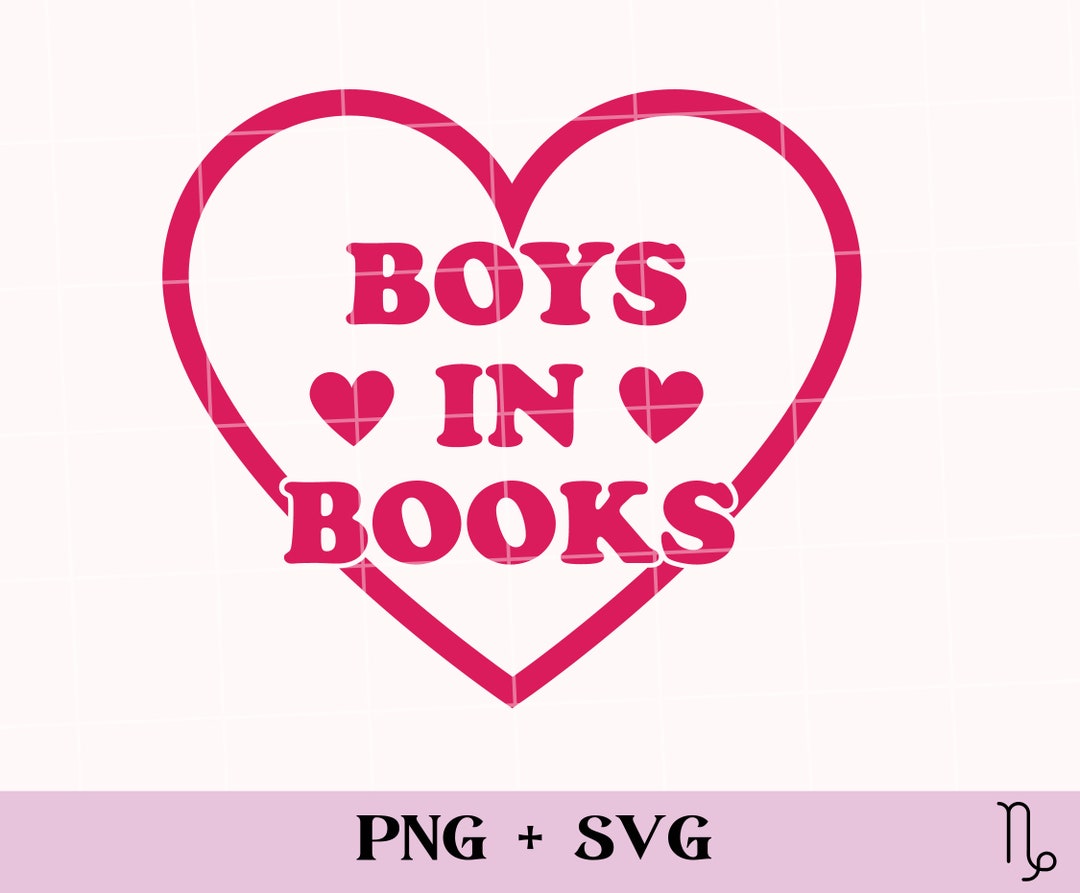 Boys in Books SVG and PNG | Fictional Men Written by Women Svg, Bookish ...