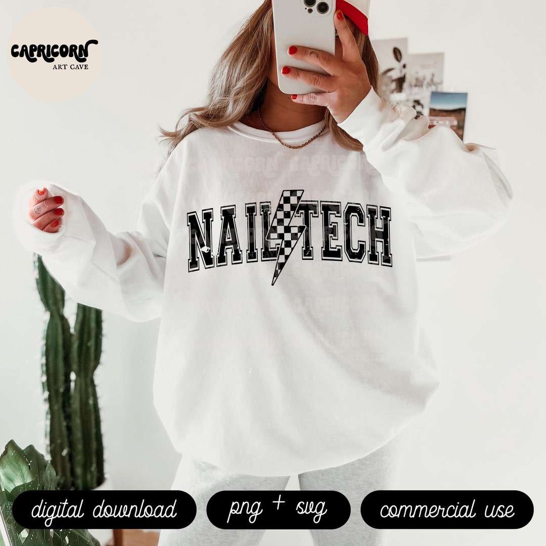 Nail Tech SVG + PNG | Somebody's Bomb Ass Nail Tech Svg, Nail ...