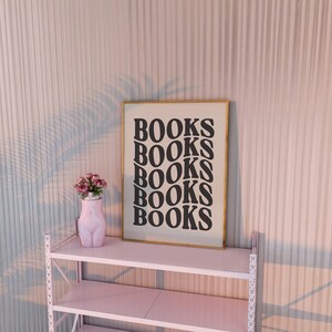 Bookish Art Print | Bookish Wall Art | Digital Printable Wall Decor ...