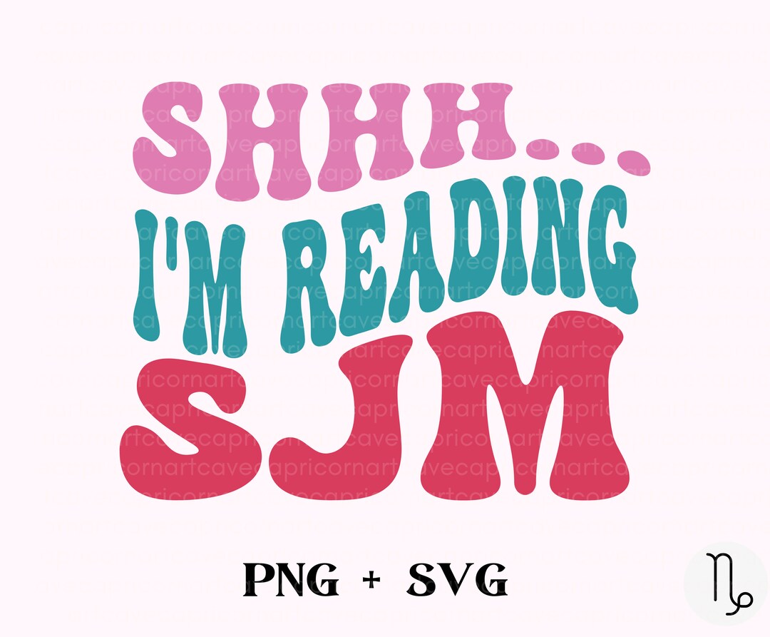 Shh I'm Reading SVG + PNG | Bookish Svg, Fantasy Romance Svg, Book ...