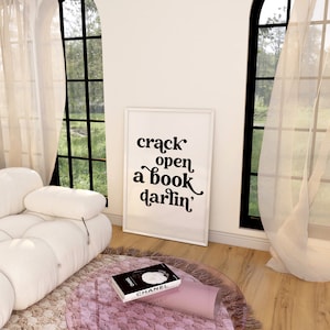 Bookish Art Print | Bookish Wall Art | Digital Printable Wall Decor ...