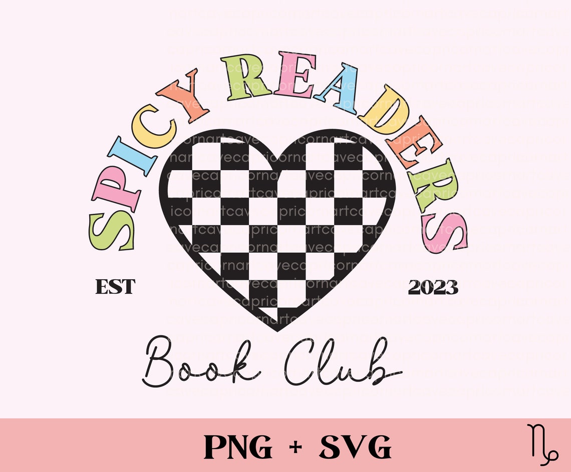 Spicy Readers Book Club PNG and SVG | Reading Smut Bookish Png ...