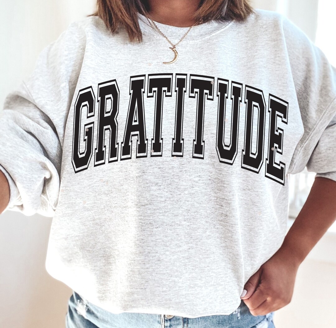 Grateful Varsity College Style SVG and PNG | Gratitude Png, Blessed Svg, Thankful Svg, Faith Png ...