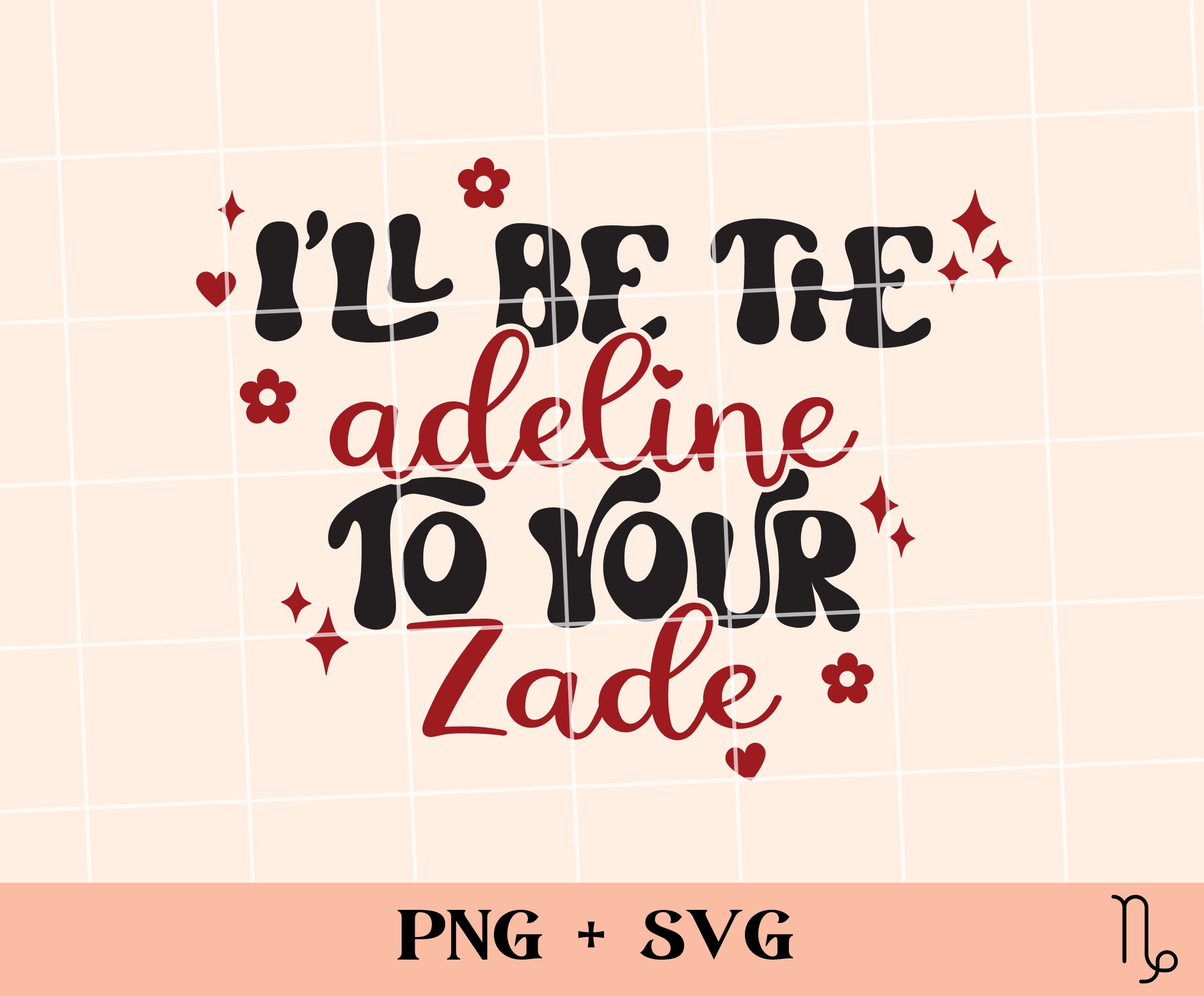 I'll Be the Adeline to Your Zade SVG and PNG | Bookish Png, Haunting ...