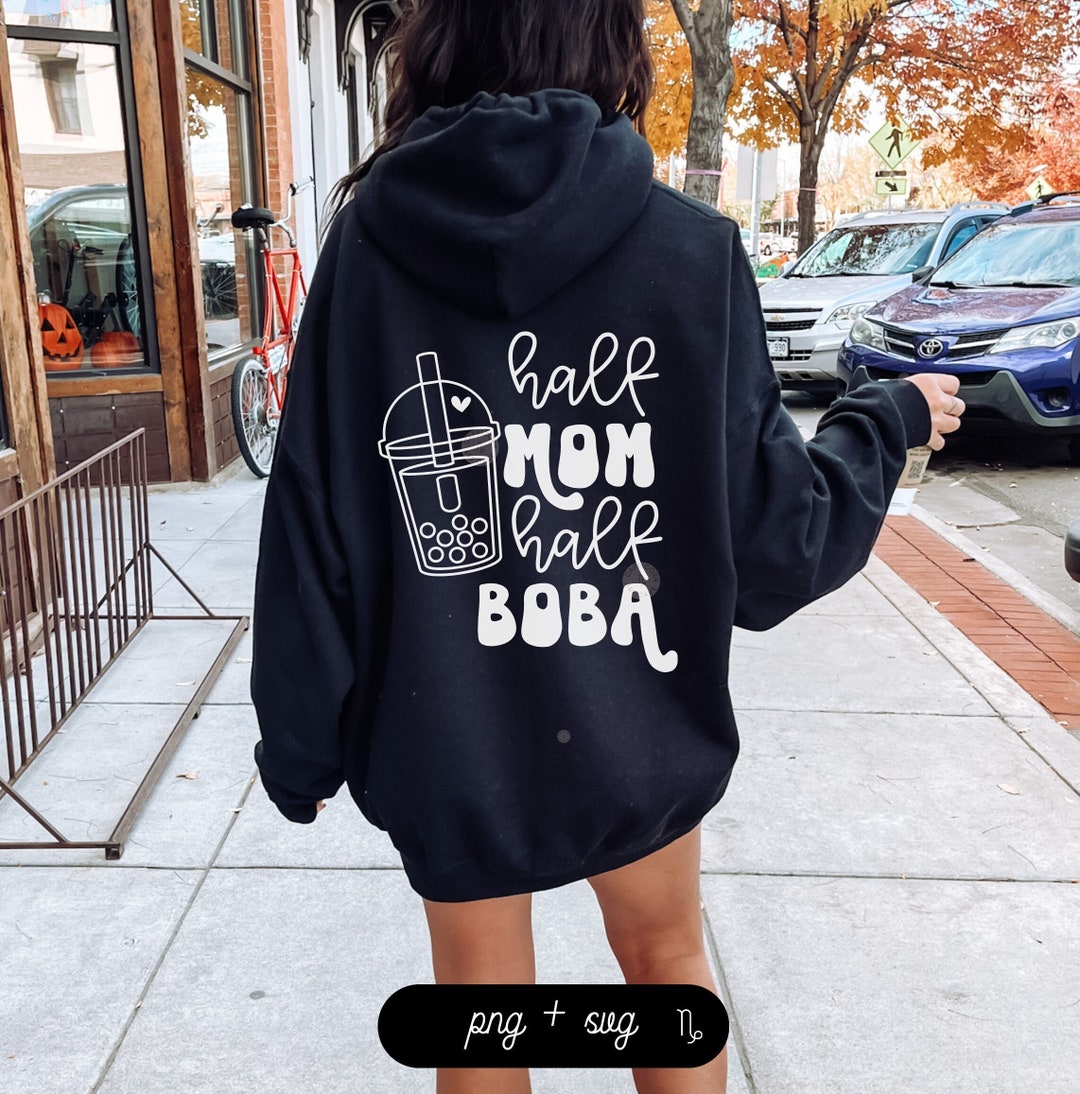 Half Mom Half Boba SVG and PNG | Mom Life Svg, Mom Svg, Mama Svg, Boba ...