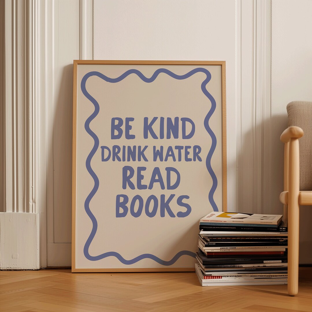 Bookish Art Print | Book Club Retro Wall Art Reader Quote Book Lover ...