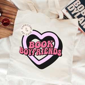 Book Boyfriends SVG and PNG | Bookish Png, Romance Reader Svg, Y2k ...