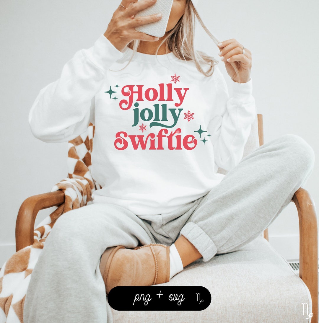 Holly Jolly Swifti SVG and PNG | Swift, Era Svg, Swifty Gifts, Svg ...