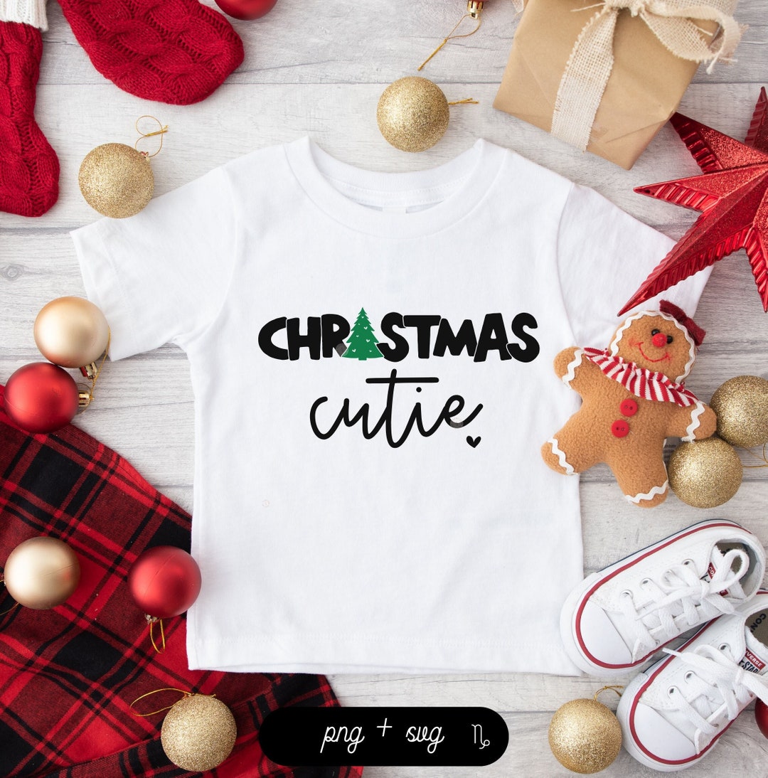 Christmas Cutie SVG and PNG | Kids Christmas Svg, Baby Christmas Svg ...
